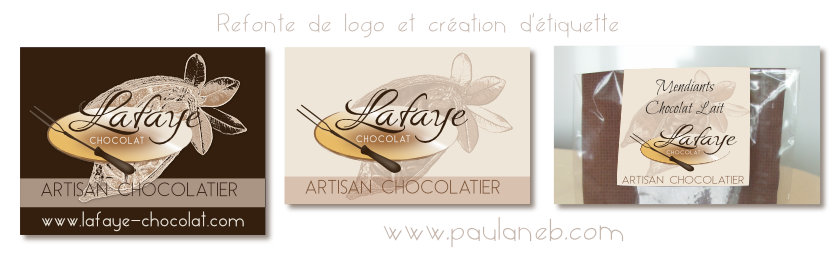 logo et étiquette pour Lafaye chocolat - Logo cartes de visites flyers ...